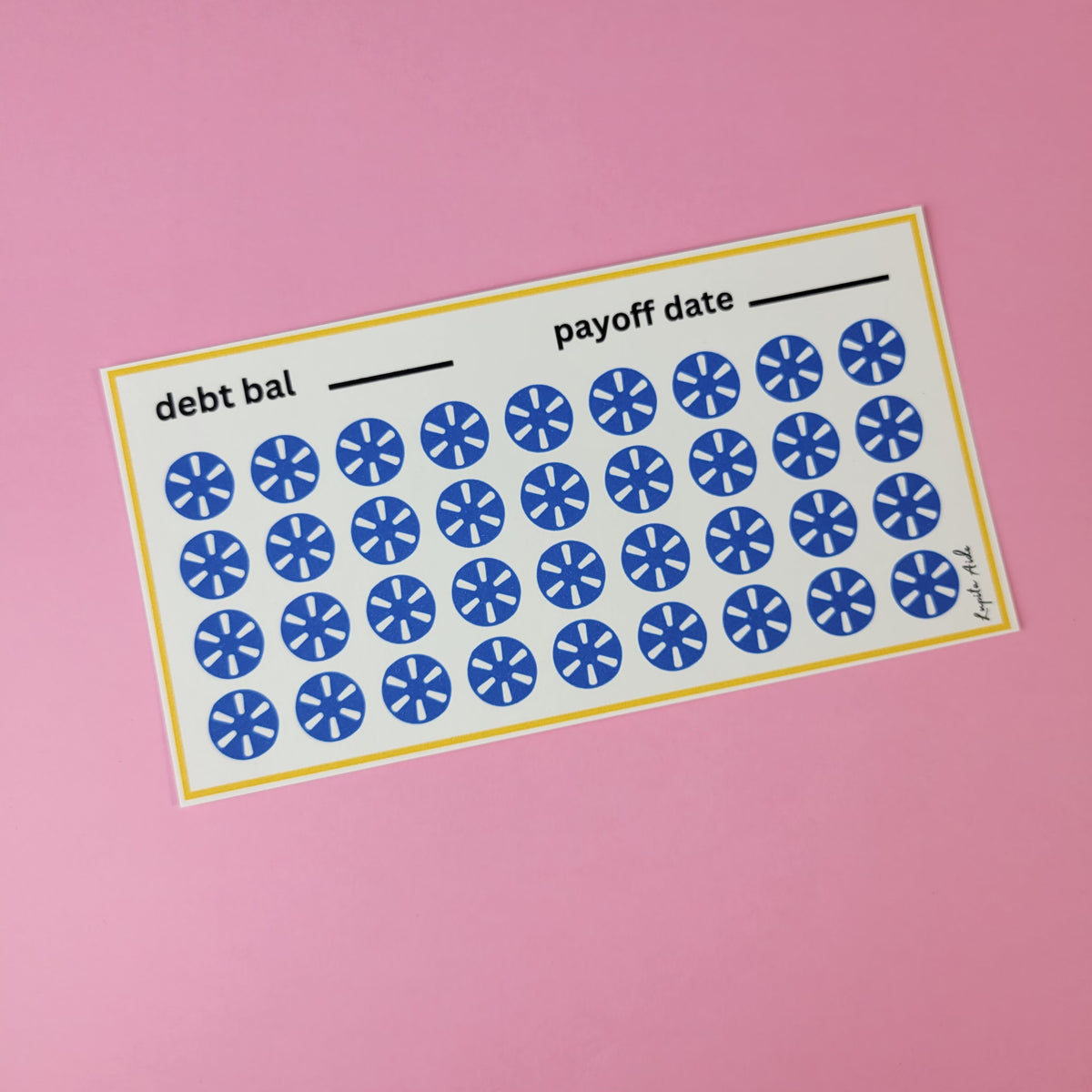 Walmart Debt Tracker – Lupita's-Sticky-Shop