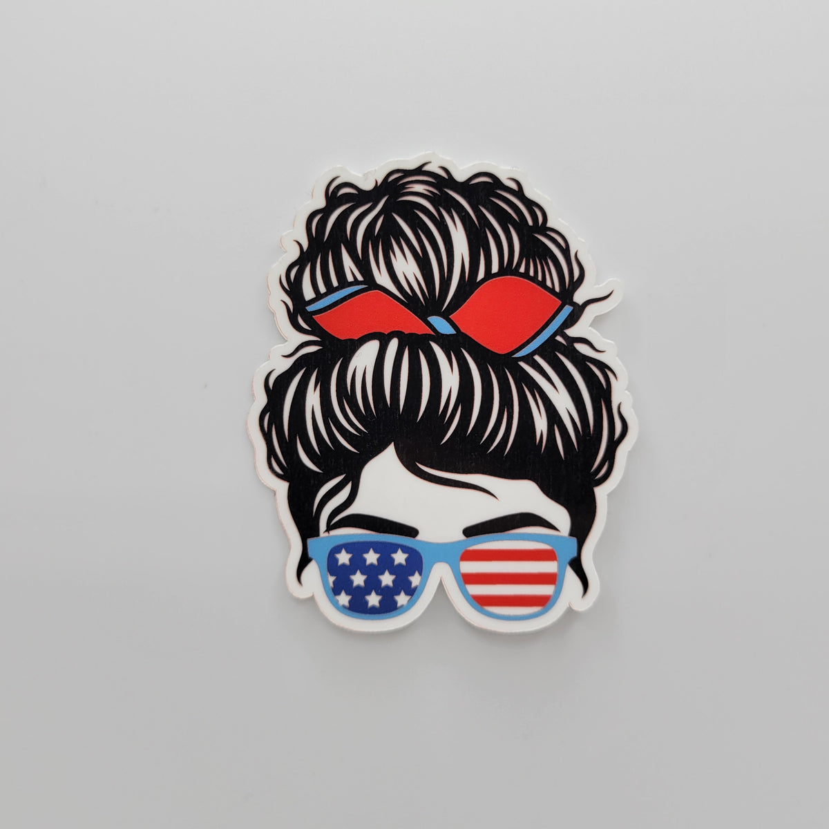 Bun Girl 4TH of July Vibe – Lupita's-Sticky-Shop